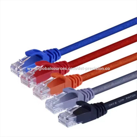 Round Cat5e Cat6 Rj45 Patch Cord Ethernet Network Cable 1.5m Patch Cord ...