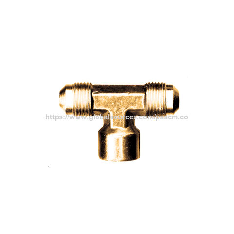 Three Way Brass Pipe Fittings Reduced Male Thread Brass Connector ...