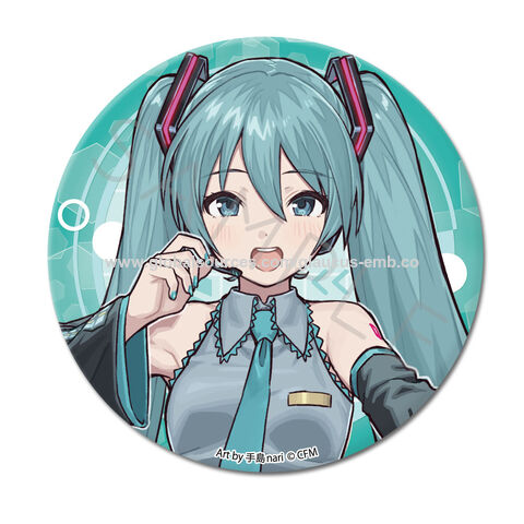Hatsune Miku And Piapro Characters Circular Badge Box $16.6 - Wholesale ...