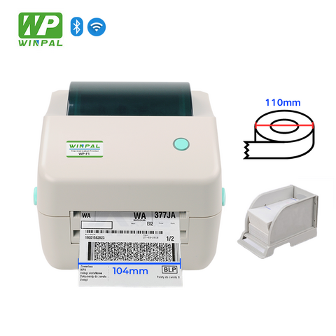 Winpal Wp-f1 Desktop 4 Inch Thermal Label Printer Support Usb Wifi ...