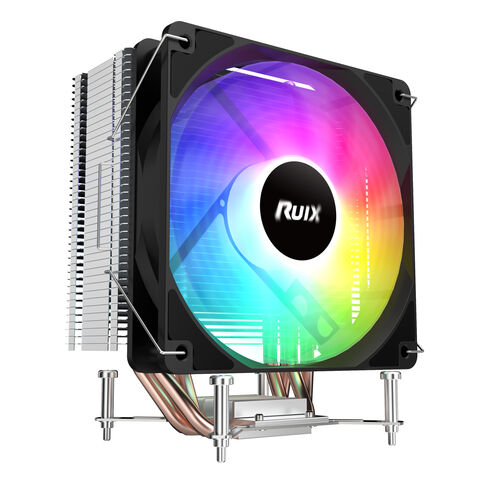 Ruix X4000 Pro 4 Heatpipes Computer Cpu Cooler Rgb Led Light Easy ...