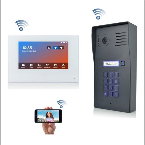 Buy China Wholesale Grey Aluminium Alloy Wifi Door Entry Code Unlock ...