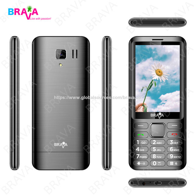 Full Metal Case Mobile Feature 4g Phones With Super Big Lcd Size - Buy ...