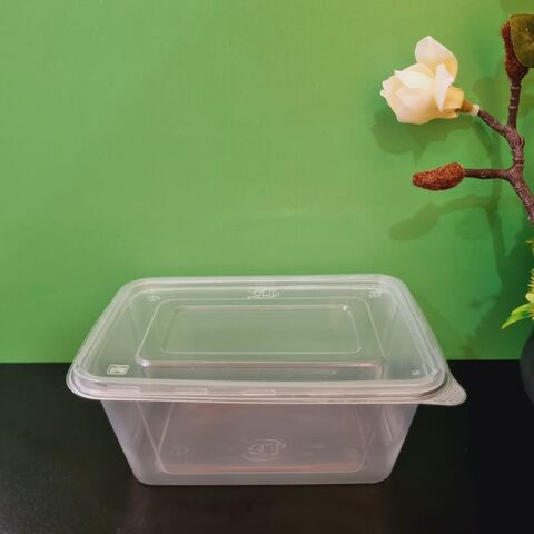 Competitive Price Factory 750ml Rectangle Shape Pp Plastic Food ...