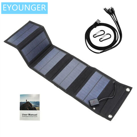 50w Portable Foldable Solar Panels Usb 5v Outdoor Charging With Usb ...