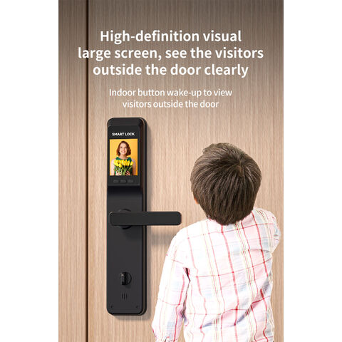 Best Selling Tuya Wifi 6068 Mortise 8 Languages Digital Smart Door Lock With Camera, Smart Door ...