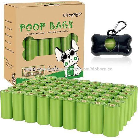 Wholesale Biodegradable Pet Poop Bags Super Double Seal Design Strong ...