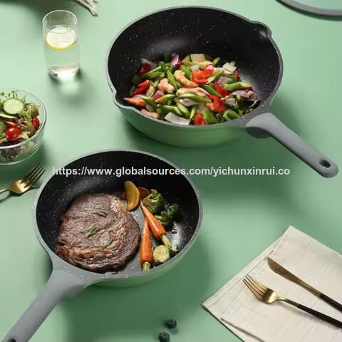 Cookware Set Green Non Stick Carbon Steel Sets Soup Pot And Frying Pan ...