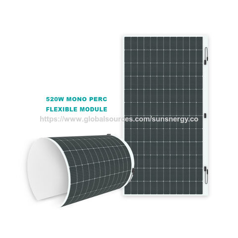 Durable And Light Weight Flexible Solar Panel 520w Mono-crystaline ...