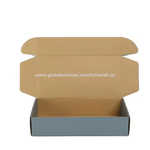 Bulk Buy China Wholesale Durable Grey Kraft Paper Boxes For Garment ...
