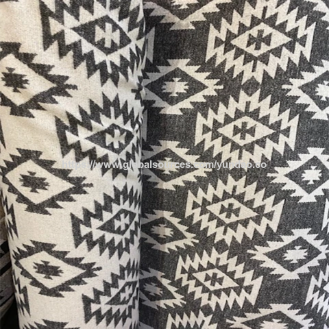 Factory Supply Northwestern Style Woven Jacquard Woolen Aztec Pattern ...