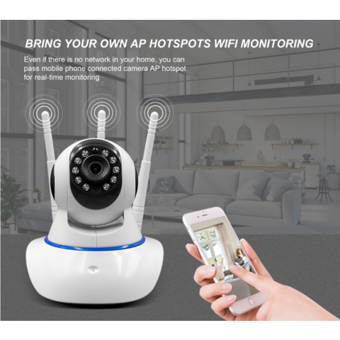 Indoor Wifi Camera Two Way Audio Motion Detection Auto Tracking ...