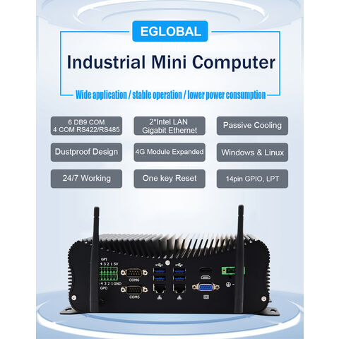 Eglobal 13th Gen In-tel Core I7-1355u Mini Pc 64gb D5 Vga+hd 8usb Desktop Computer 6/com Fanless ...