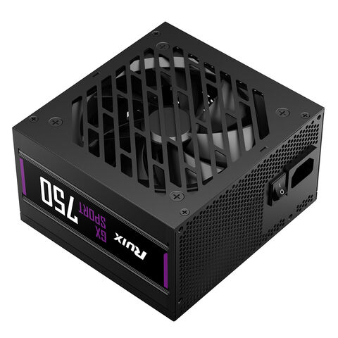 Factory Direct High Quality China Wholesale Ruix Gx750 Black 80 Plus ...
