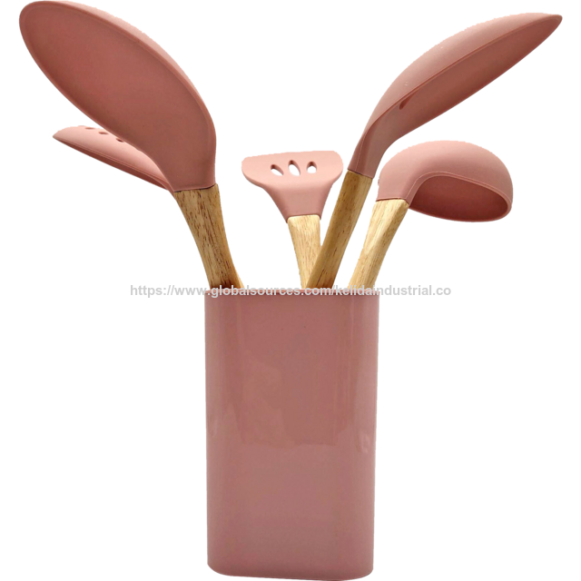 Modern Style Silicone Kitchenware Set Multi-function Non-stick Cooking ...