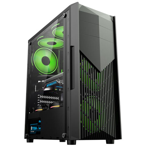 Ruix Monster "arrow" Design Dustproof Gaming Pc Case Side Panel Window ...