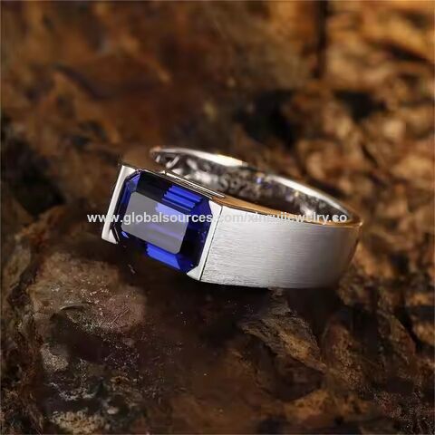 Bulk Buy China Wholesale Wholesale Price Luxury Men Sapphire Diamond ...