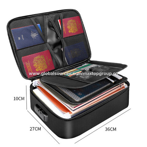 Uknow Hot Selling Portable Upgraded Heat Fireproof Waterproof Safe ...