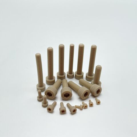 High Precision Plastic Peek Small Round Head Hexagon Socket Screw Set Screws - Buy China ...