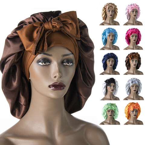Buy China Wholesale Silk Bonnet For Sleeping Women Satin Bonnet Hair ...