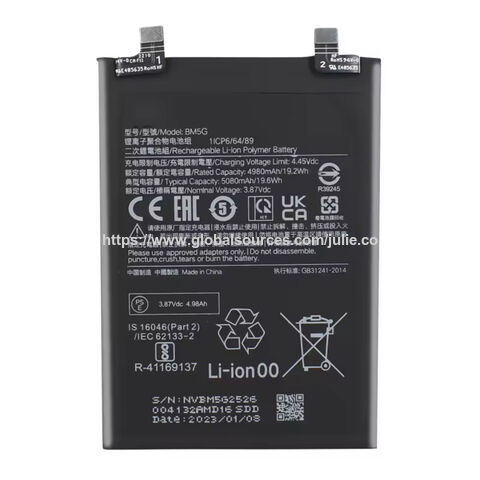 2024 New Supplier Mobile Phone Bm5g Built-in Battery Forredmi Note 11t ...