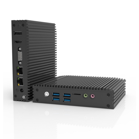 Fanless Mini Pc Ac8-v2-2lan Intel@ Celeron N100 Cpu Sodimm Ddr4 M.2 2280 Sata/nvme Ssd Triple ...