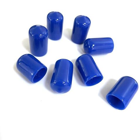 Blue Soft Plastic Nut Cap, Rubber Nut End Caps ,customized Cable ...