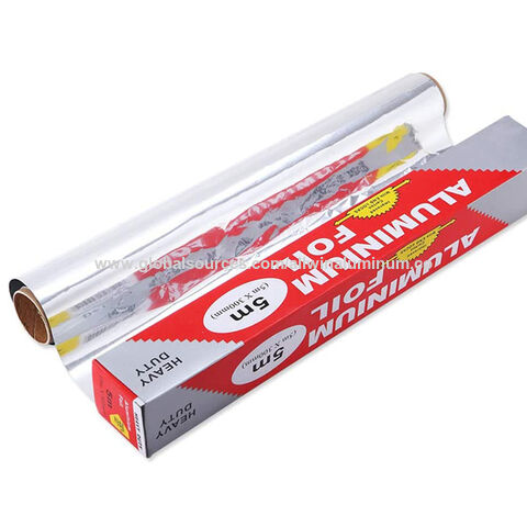 Food Grade Heavy Duty 20 Micron Silver Aluminum Foil Paper For Baking ...