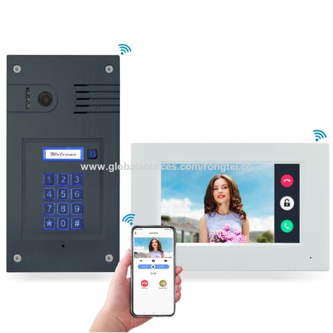 Hd 7inch Wireless Ip Smart Intercom System Villa Video Door Phone With Night Vision And Remote ...