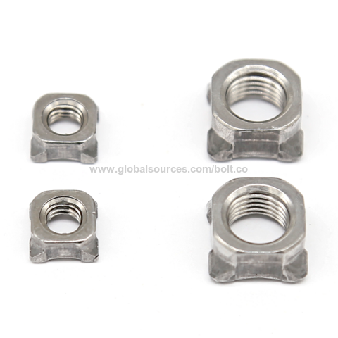 M3 M4 M5 M12 M14 M16 M10-1 Carbon Steel Square Weld Nuts Din928 Din 929 ...