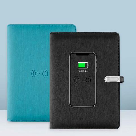 Gifts Set Power Bank Smart Notebooks Custom Business Leather Notebook ...