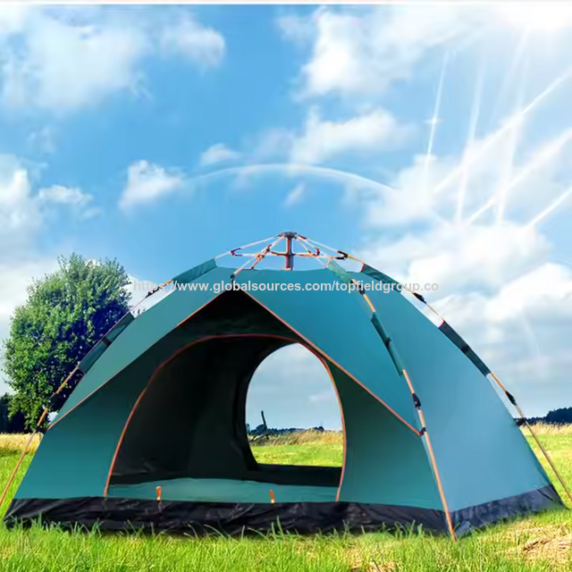 Luxury Family Waterproof Camping Tent Portable Outdoor 3-4 Person ...