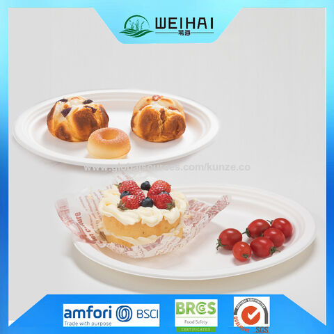 Buy China Wholesale Disposable Paper Plates 9 Inch Round Plate Paper ...