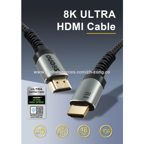 Bulk Buy China Wholesale Hdmi Cable With Braided 4k 8k Hdmi Cable Male ...