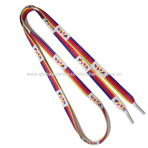 Wholesale Custom Printed Shoe Lanyards Lacet Boot Shoe Strings Laces ...