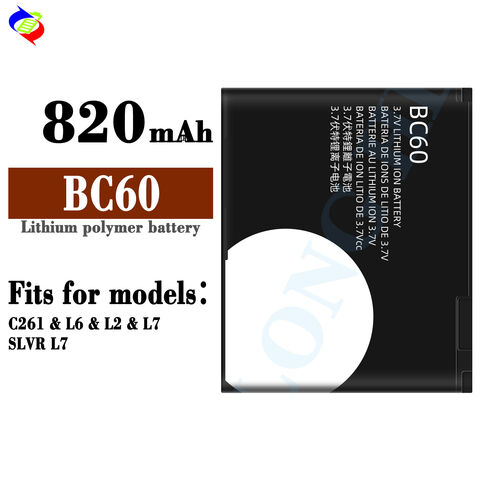 Bc60 820mah 3.7v High Capacity Oem Mobile Phone Battery For Motorola ...