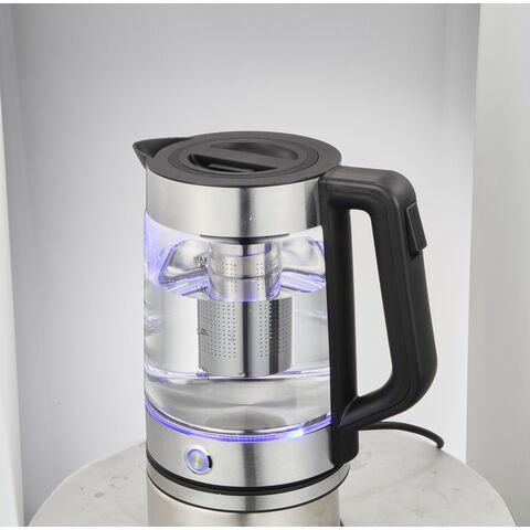 Tea Pot Hot Water Kettle Cordless Glass Material Automatic Power-off 1 ...