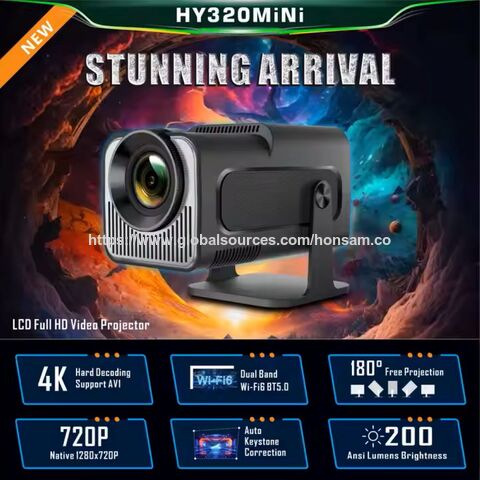 Hy320 Mini Projectors Selling Android 11 4k Amlogic T950s Game ...