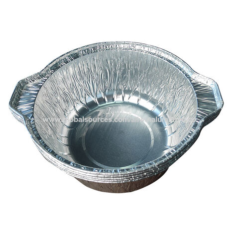 High Quality Disposable 1800ml Aluminum Foil Round Pot With Lid $0.1 ...