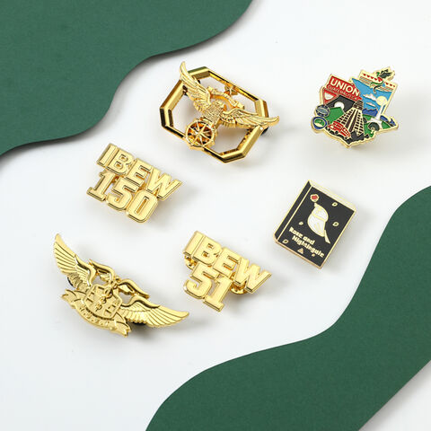 Custom Metal Pins Soft Hard Enamel Badge Manufacturer Custom Pin, Badge ...