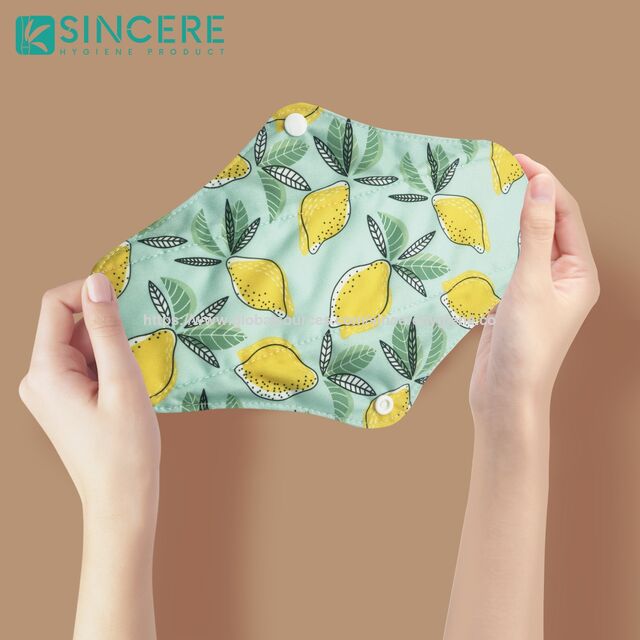 Free Sample Eco Friendly Flushable Sanitary Pads Reusable Washable ...