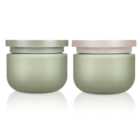 Empty Large Pet Plastic 250ml 8oz Cosmetic Hair Mask Jar - China ...