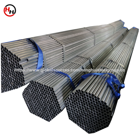 Henghui Steel ! Galvanized Steel Pipe Factory Produces 1 Inch 2 Inch 4 ...