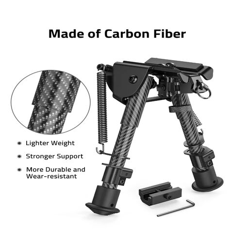 10 Years Bipod Supplier ,wholesale Price Carbon Fiber Hunting Bipod ...