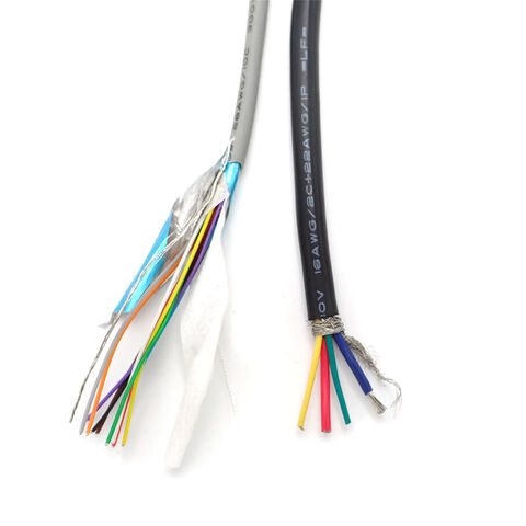 Awm Style Ul2725 Multiple Core Electronic Cable Shielded Pvc Insulated ...