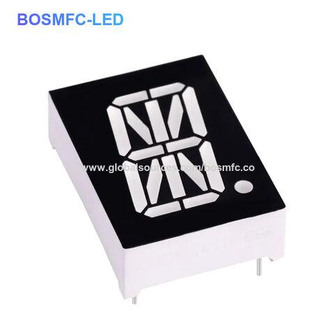 Super Bright 16 Segment Led Display Single Digit 0.8 Inch 0.5 Inch Red ...