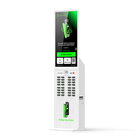 High-capacity 32 Slots Touch Screen Fast Charging Station Portable ...