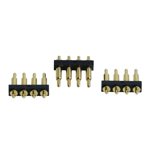 Custom Length 2.54mm Pogo Pin Dip Brass Spring Loaded Magnetic Cable ...