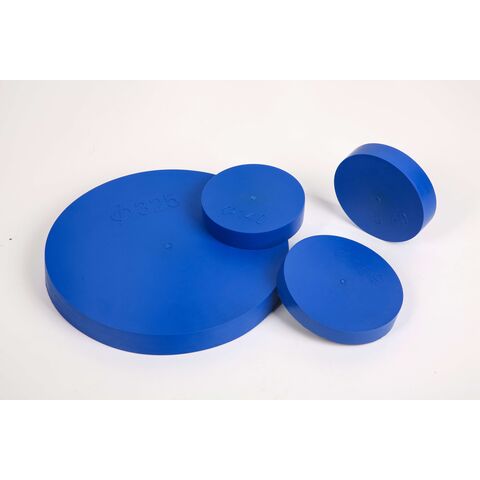 Waterproof Slotted External Thread Sealing Plug Cap Pe Round End Caps ...