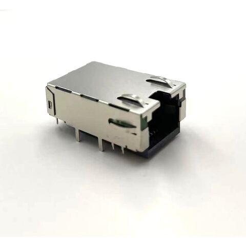 1x1 Port Rj45 With Transformer 1g Led Female Ethernet Socket Connector ...